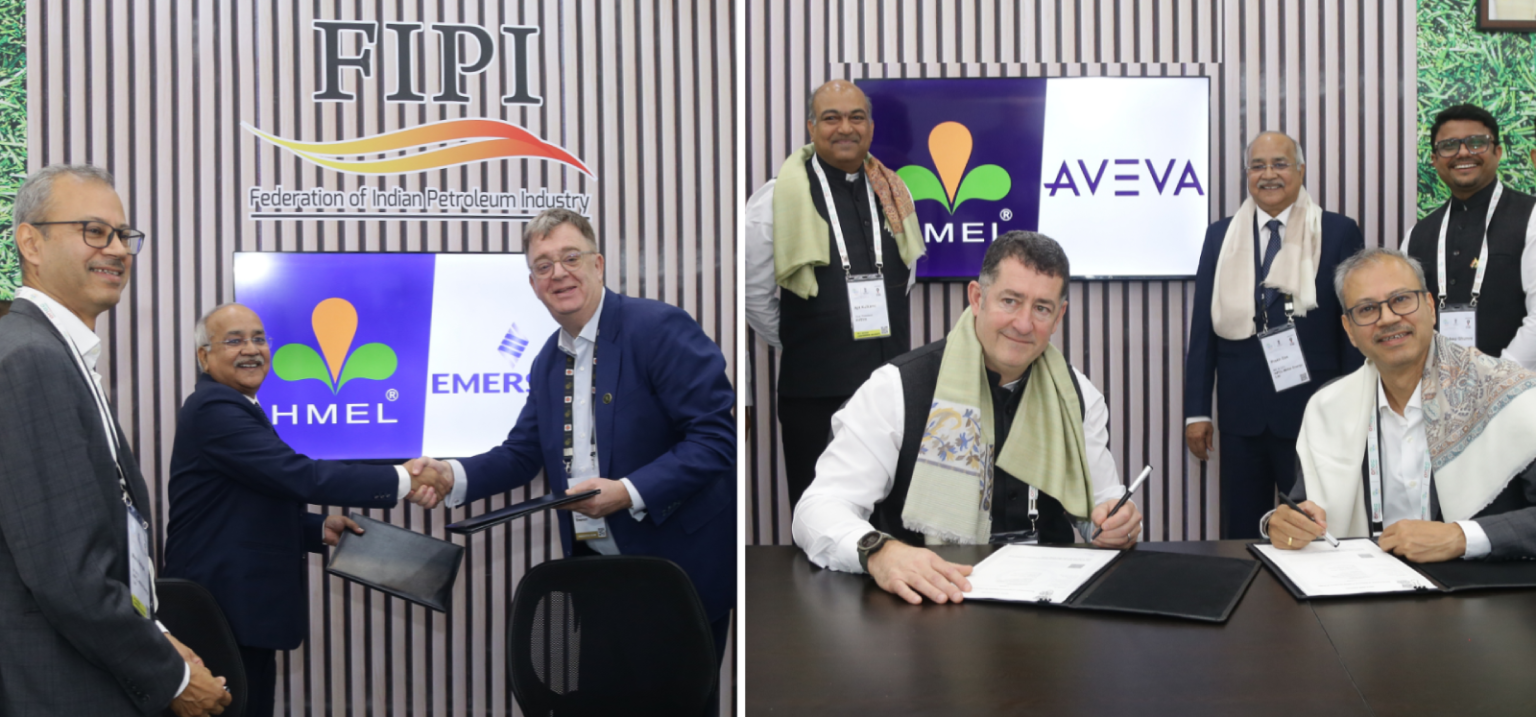 HMEL inks MoUs with Emerson, AVEVA for automation in Refinery and ...